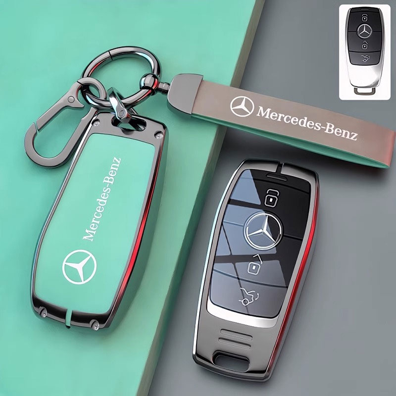 Mercedes Benz Alloy Key Case Benz C-Class E-Class S-Class A-Class W205 ...