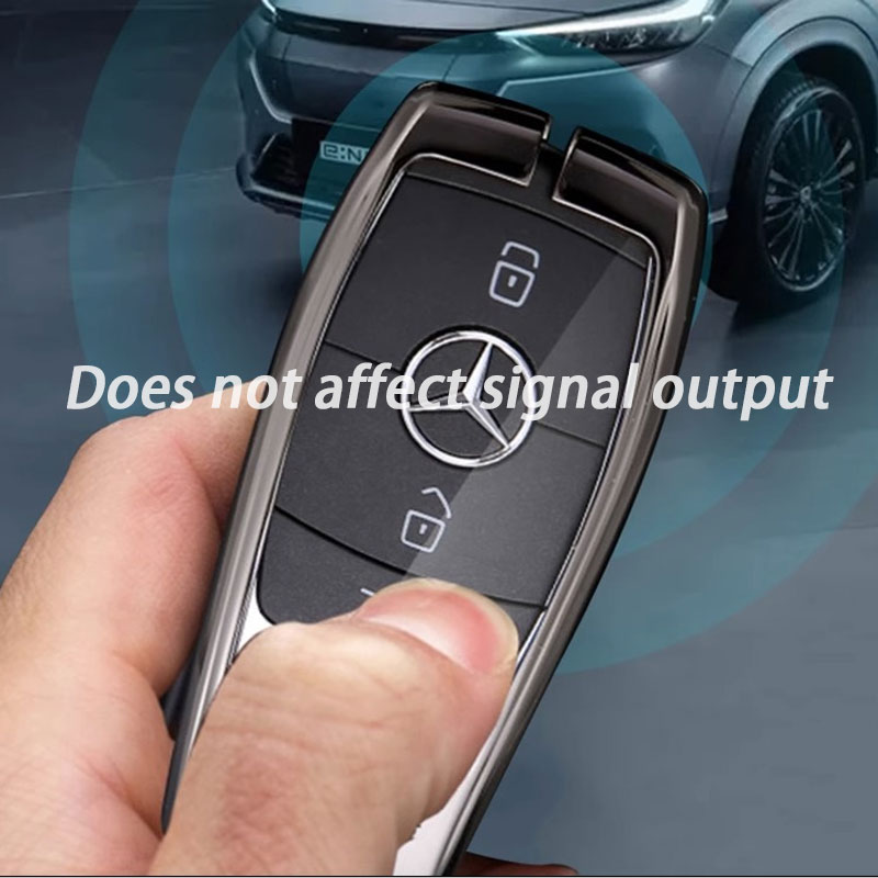 Mercedes Benz Alloy Key Case Benz C-Class E-Class S-Class A-Class W205 ...