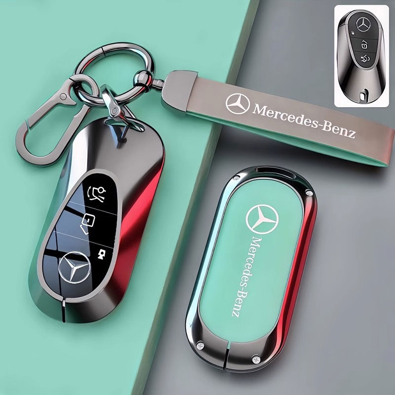 Mercedes Benz Alloy Key Case Benz C-Class E-Class S-Class A-Class W205 ...