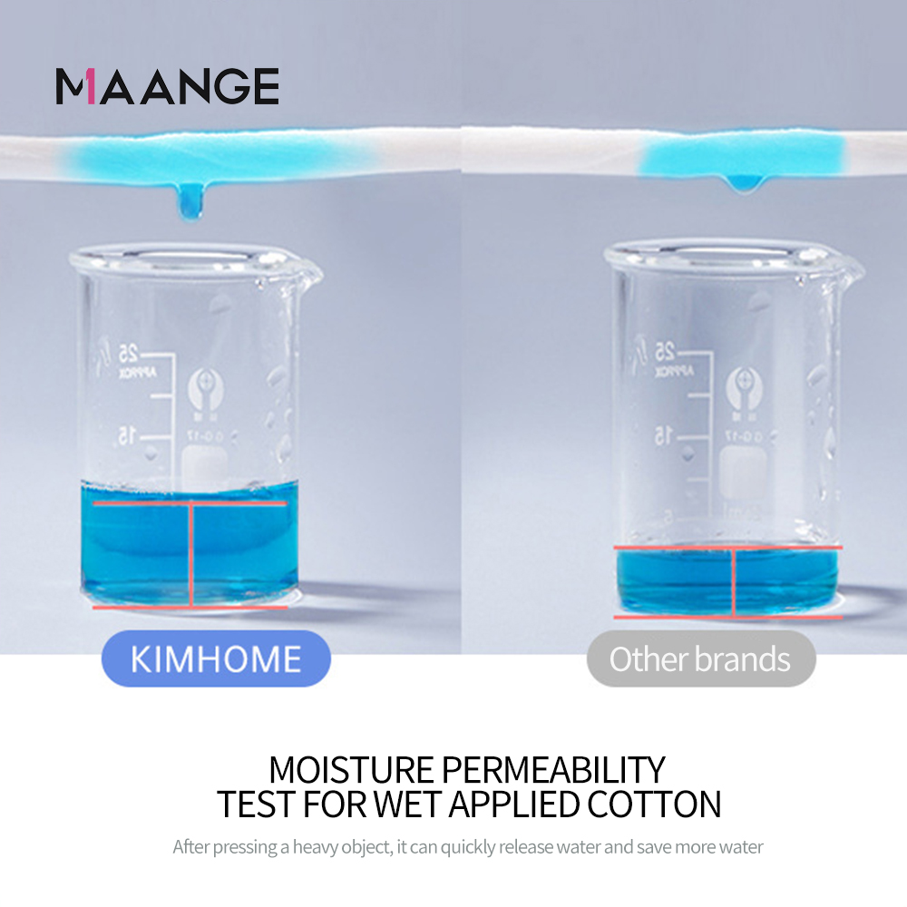 MAANGE 50Pieces Wet Compress Cotton One Pull To Change The Whole Face ...