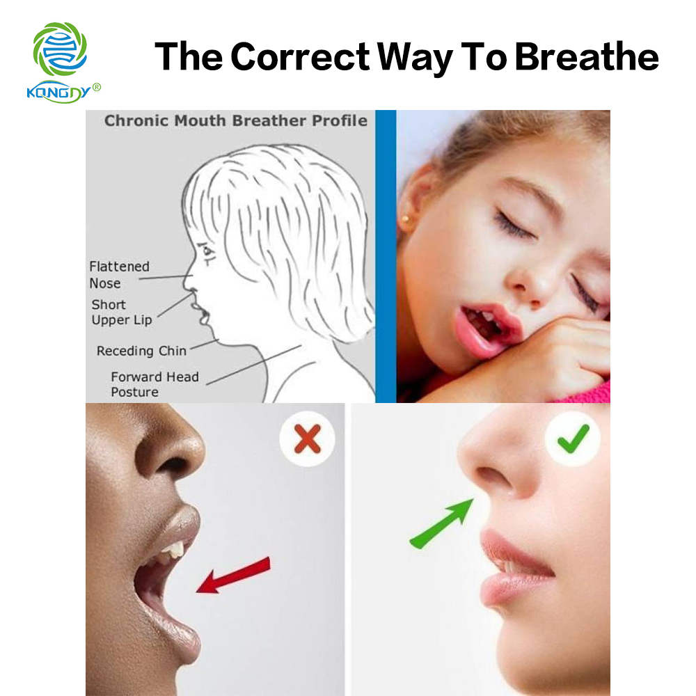 Kongdy 30Pcs Mouth Tape Sleep Strip Anti Snoring Lip Stickers Nose ...
