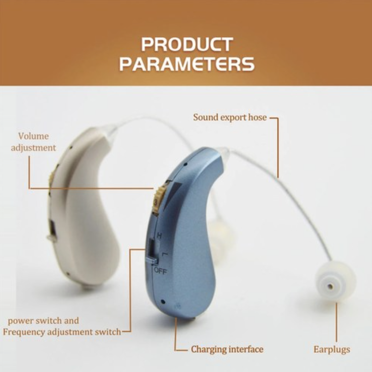 Rechargeable Battery Hearing Aids Hearing Aid Behind Ear Clear Sound ...