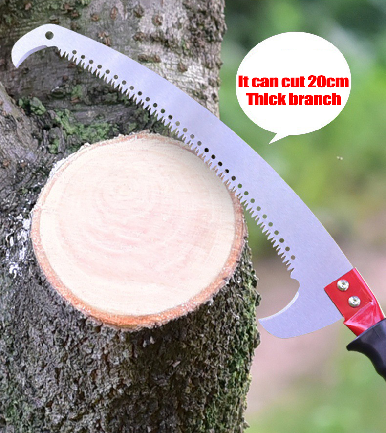 Tree pruning saw 2-8M aluminum alloy telescopic pole aerial work tree ...