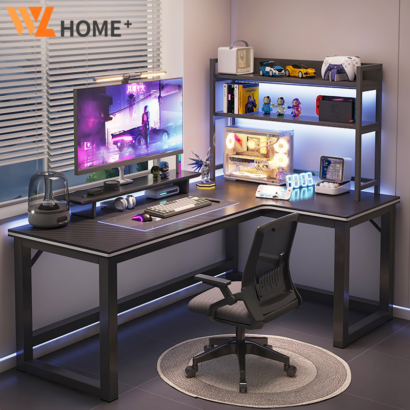Gaming Table L Shape Table Meja Gaming High Quality Home Office Table ...