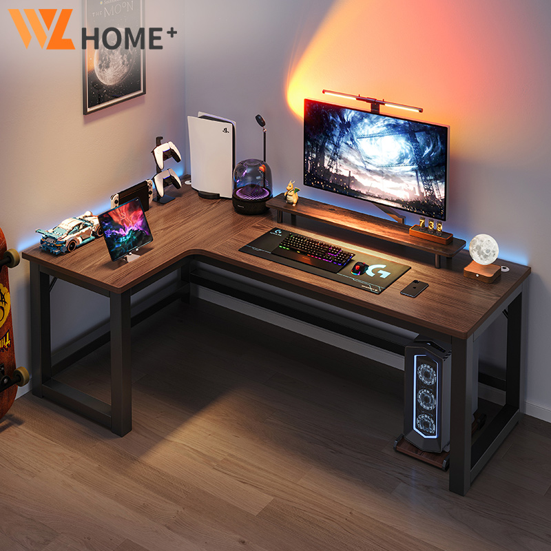Gaming Table L Shape Table Meja Gaming High Quality Home Office Table ...