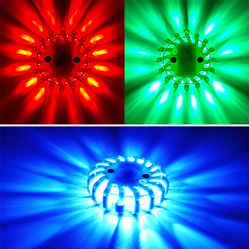 LED Emergency Light Car Safety Flare Light Rechargeable Strobe Beacon ...