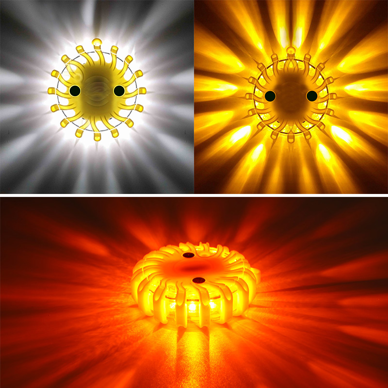 LED Emergency Light Car Safety Flare Light Rechargeable Strobe Beacon ...
