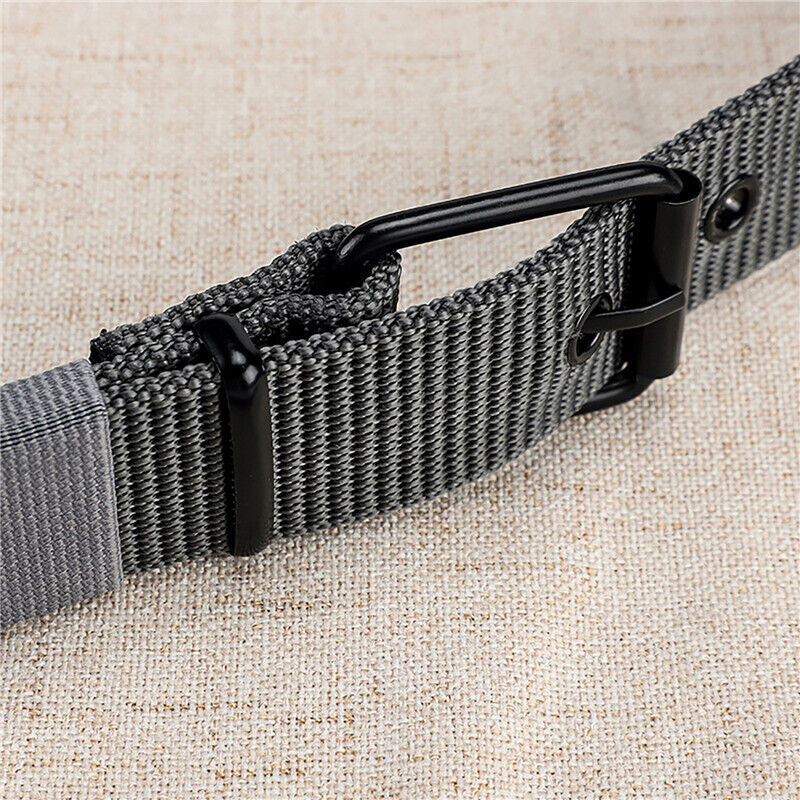 Mens Quick Release Work Belt Tactical Nylon Army Webbing Military Waist ...