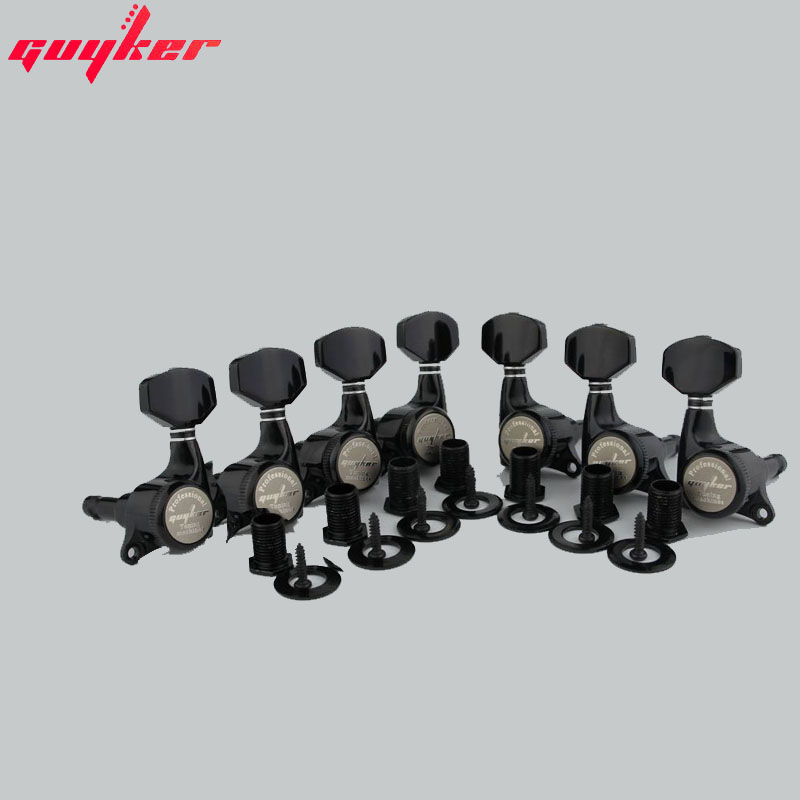 GUYKER Black Guitar Locking Tuners Electric Guitar Machine Heads Tuners ...