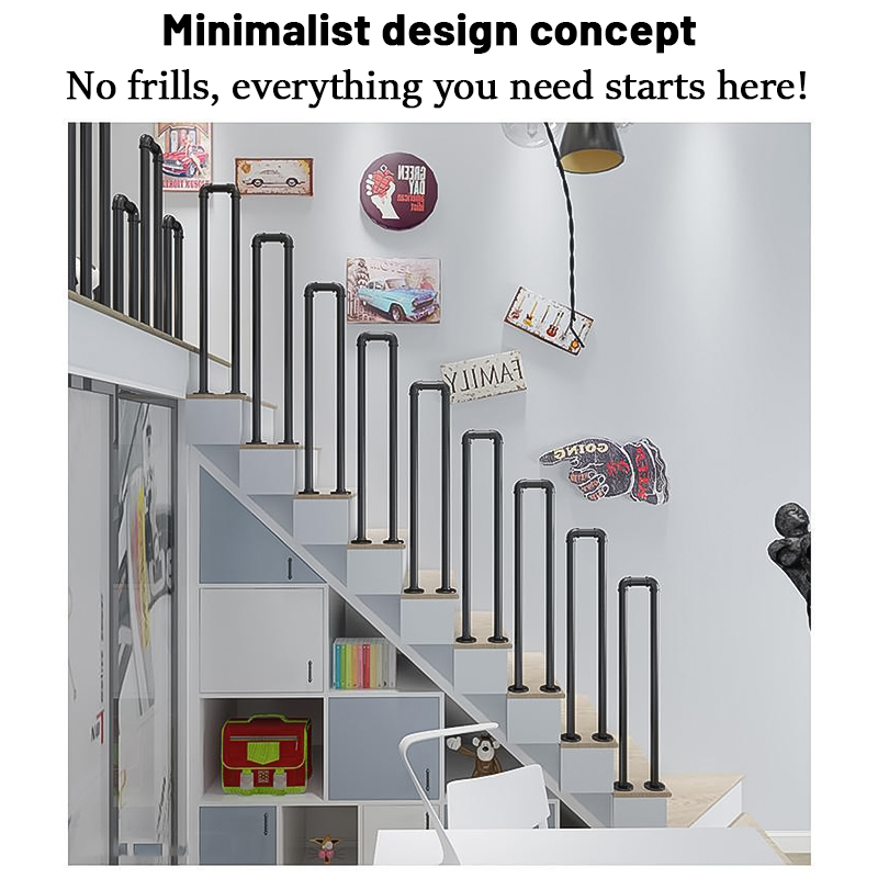 Straddle ladder handrail modern rotating staircase handrail guardrail ...