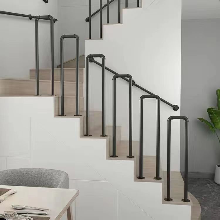 Straddle ladder handrail modern rotating staircase handrail guardrail ...