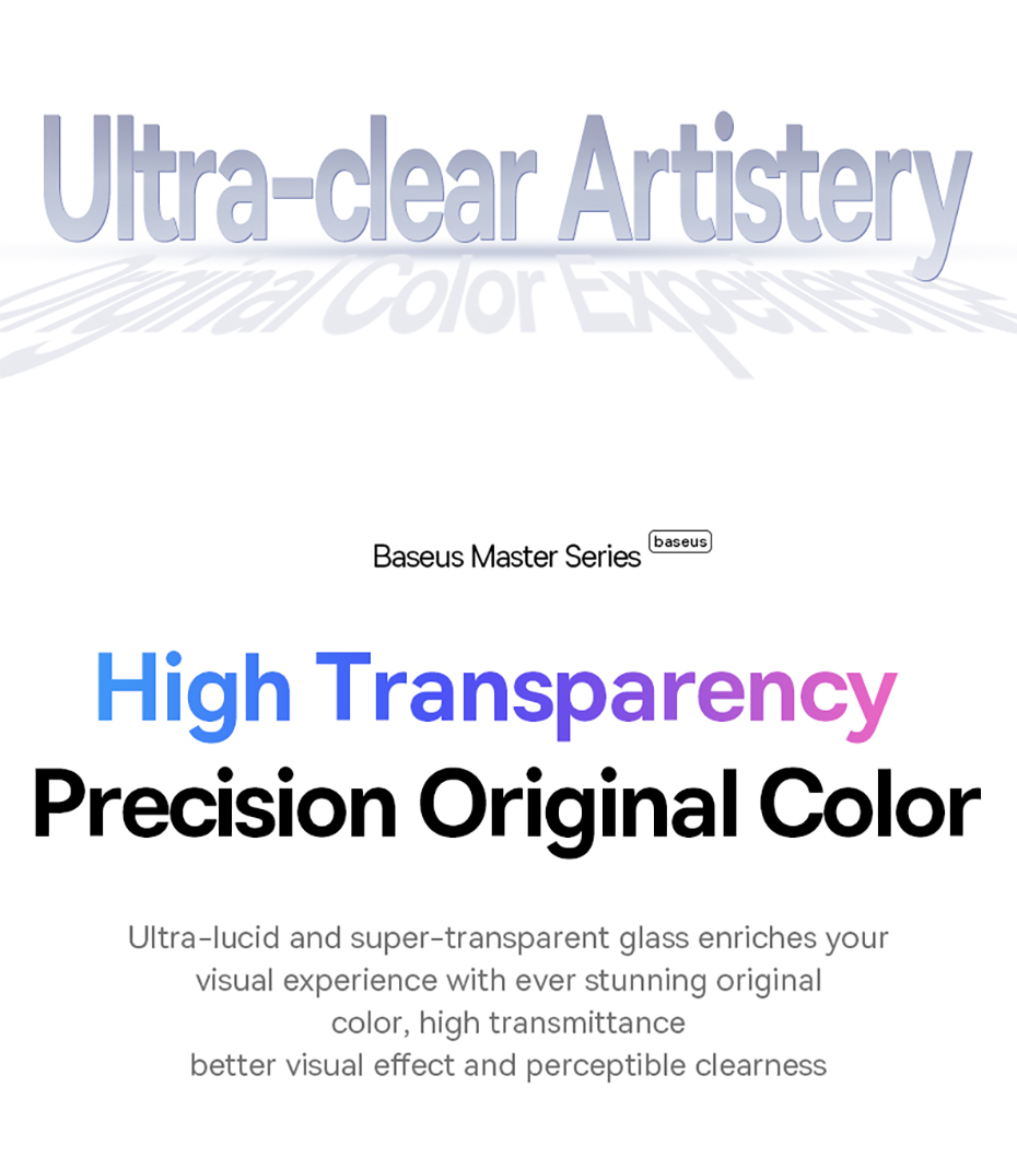 Baseus Crystal Series Full-Coverage Privacy Protection Tempered Glass ...