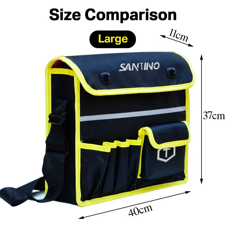 [Ready Stock] Heavy Duty Tool Storage Bags Hardware Tool Kit Bag Canvas ...