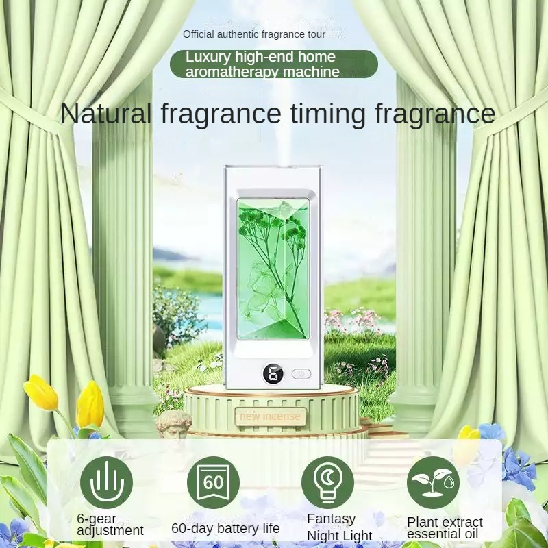 Wireless Aromatherapy Diffuser Automatic Air Freshener Spray Dry Flower ...