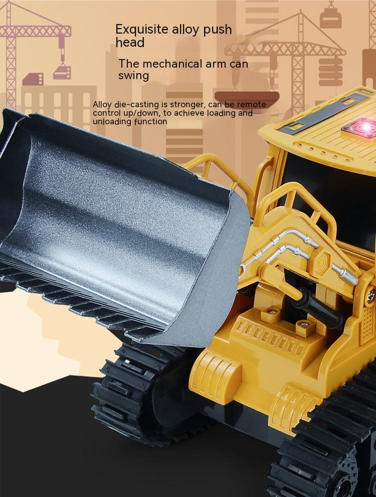 RC Alloy Bulldozer Simulation Remote Control 6 channel Construction ...