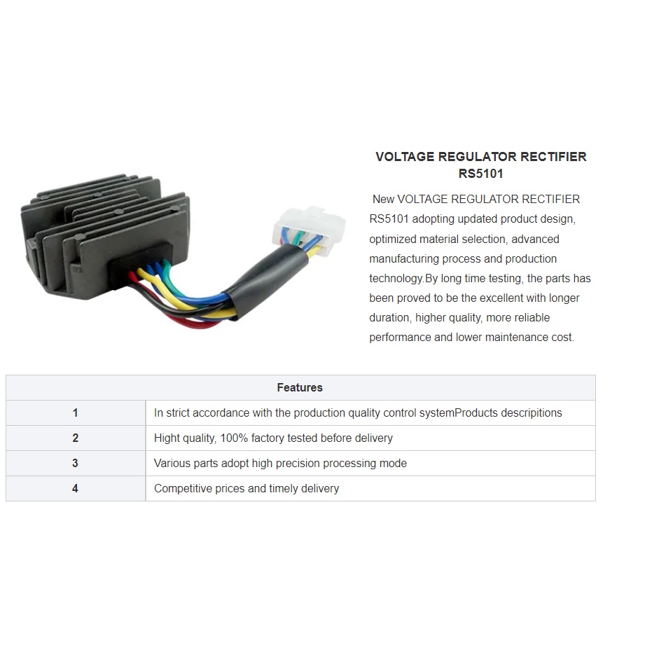 Rs5101 Generator Electronic Regulator Metal Voltage Regulator | Shopee ...