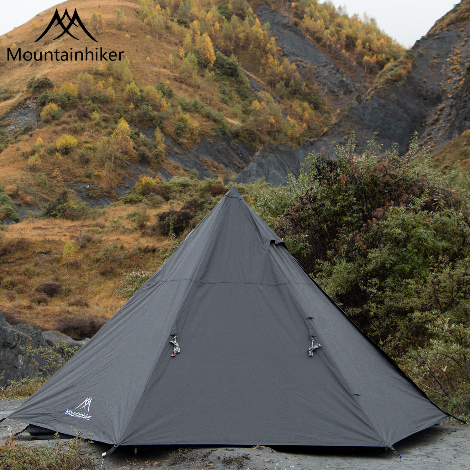 ⚡️Ready stock⚡️MOUNTAINHIKER outdoor camping double-layer tent 3 to 4 ...