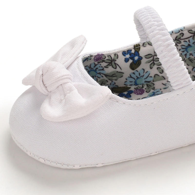 Adorable Baby Girls Mary Jane Flats - Bow Decoration, Non-slip Soft ...