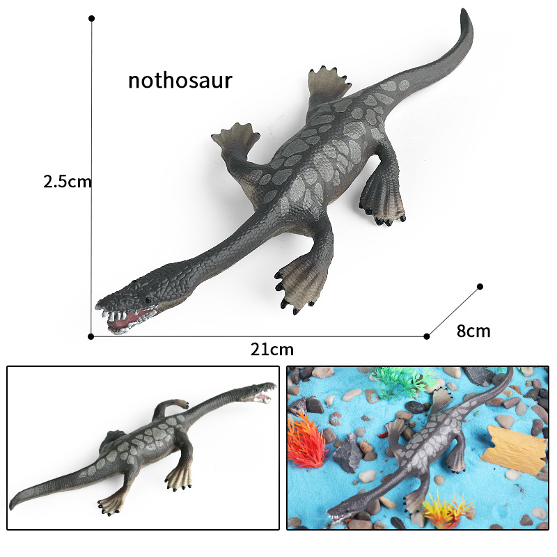 Triassic Ancient Nothosaur prehistoric marine creature dinosaur toy ...