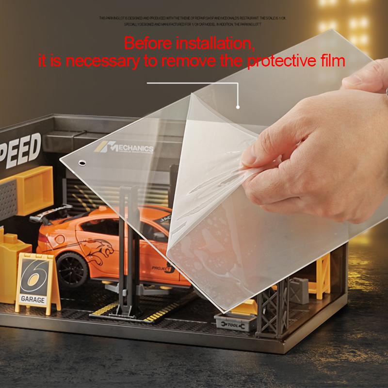 1:24 Simulated DIY Repair Shop Model Diecasts Metal Alloy Mini Model ...