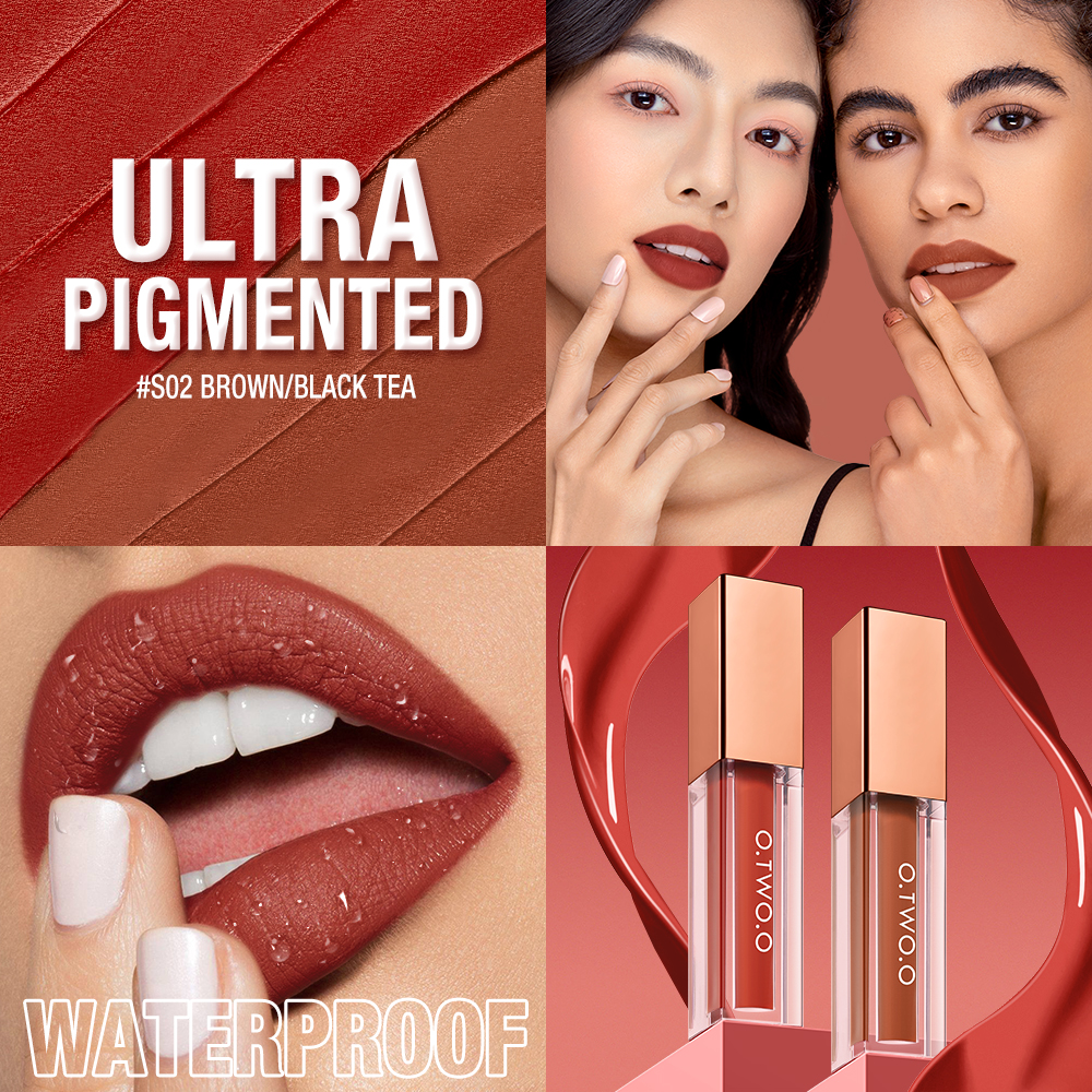 O.TWO.O 2pcs Lipstick Makeup Mini Set Lipmatte 3 Colors | Shopee Malaysia
