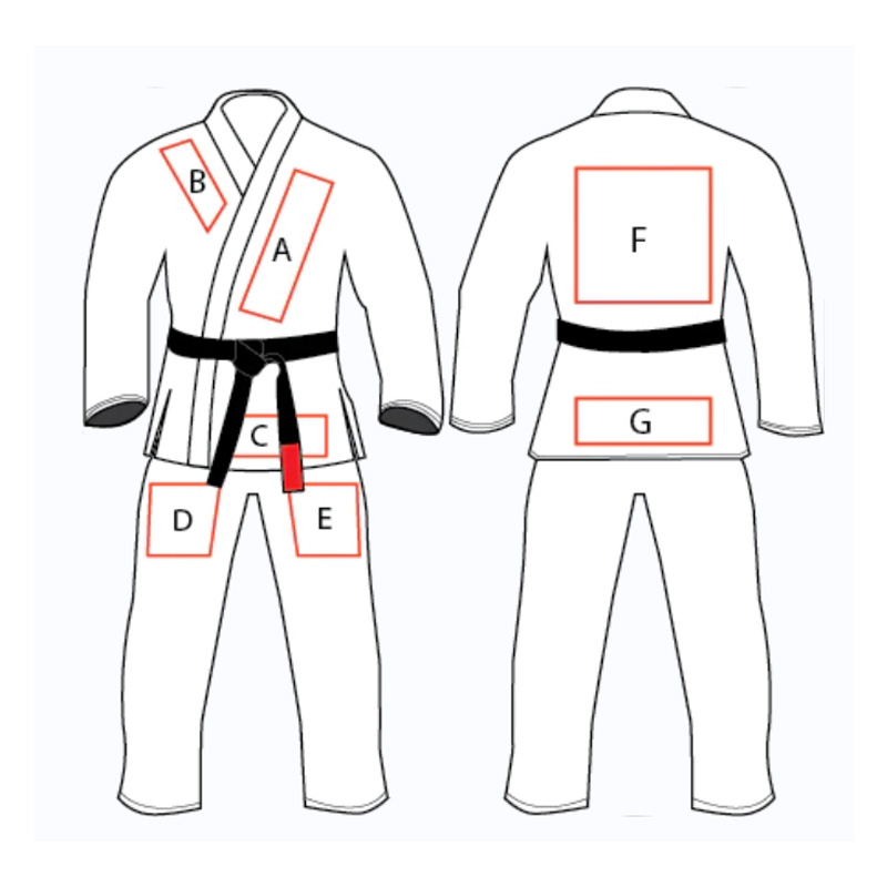 Brazilian Jiu Jitsu Kimono BJJ Gis Costume Suit 500gsm for Match ...