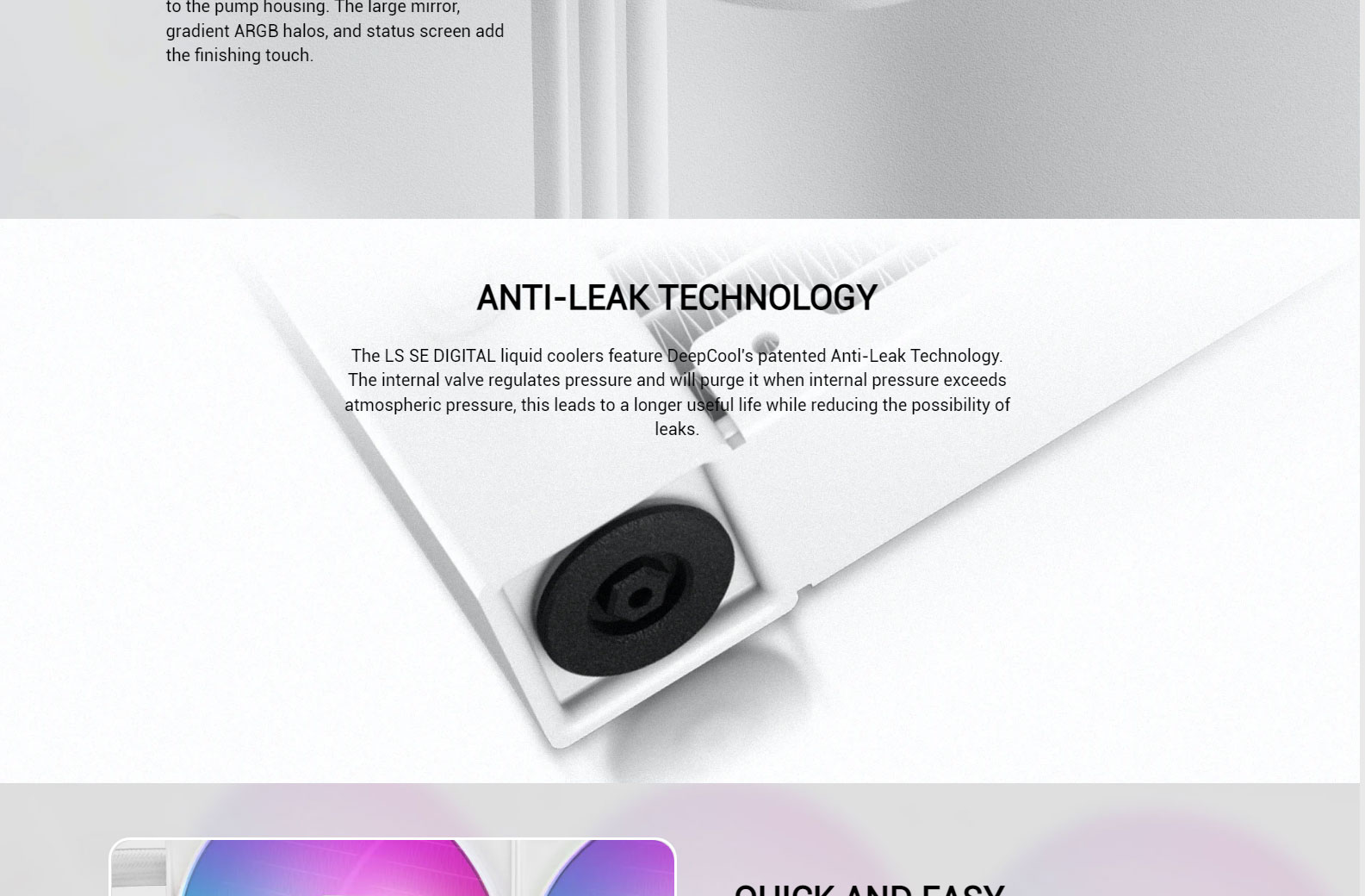 Deepcool LS720 SE Digital / LS520 SE Digital CPU Aio Cooler Liquid ...