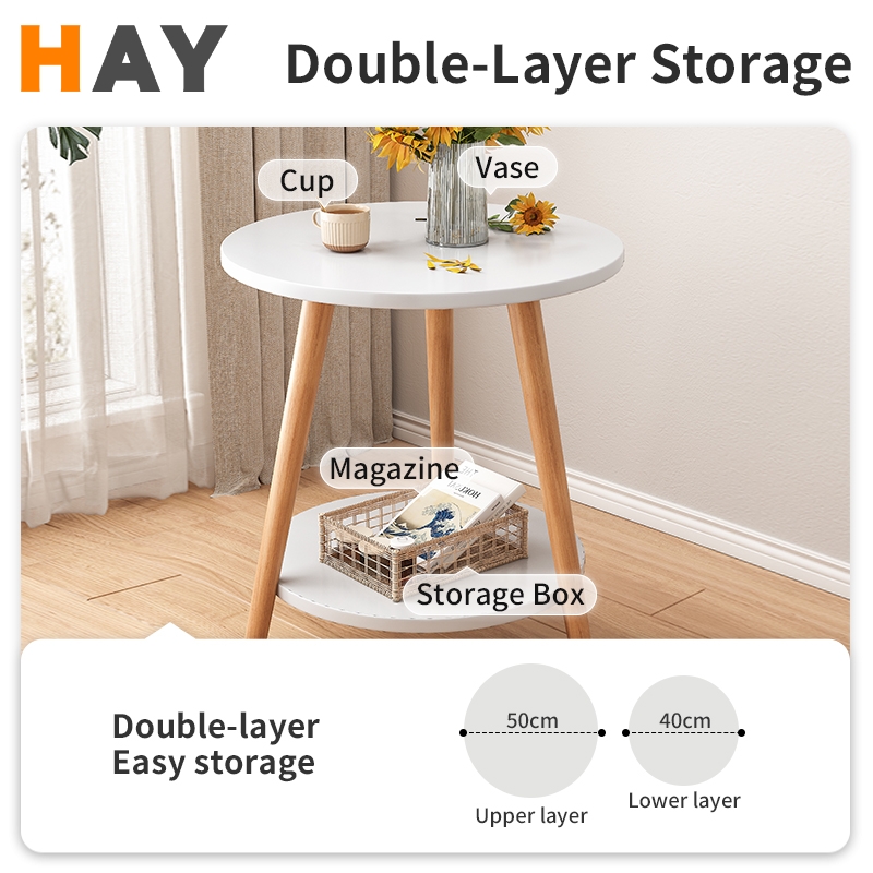Side Table Small Coffee Table Mini Table Sofa Side Table Bedside Table ...