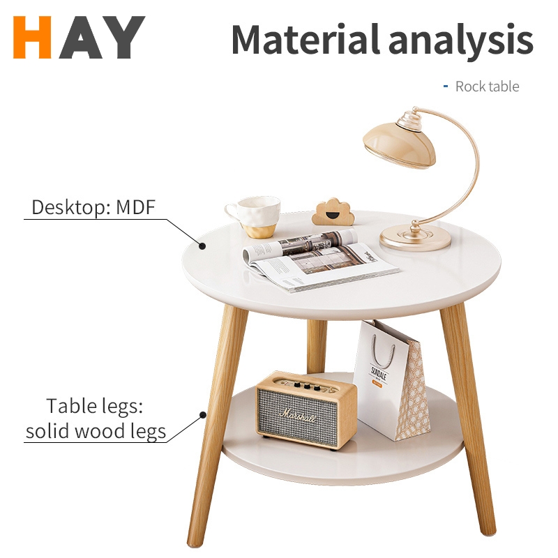 Side Table Small Coffee Table Mini Table Sofa Side Table Bedside Table ...