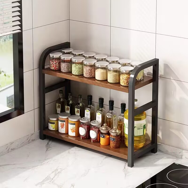 Rak Dapur Kabinet Almari Dapur Kitchen Cabinet Spice Rack Shelf ...