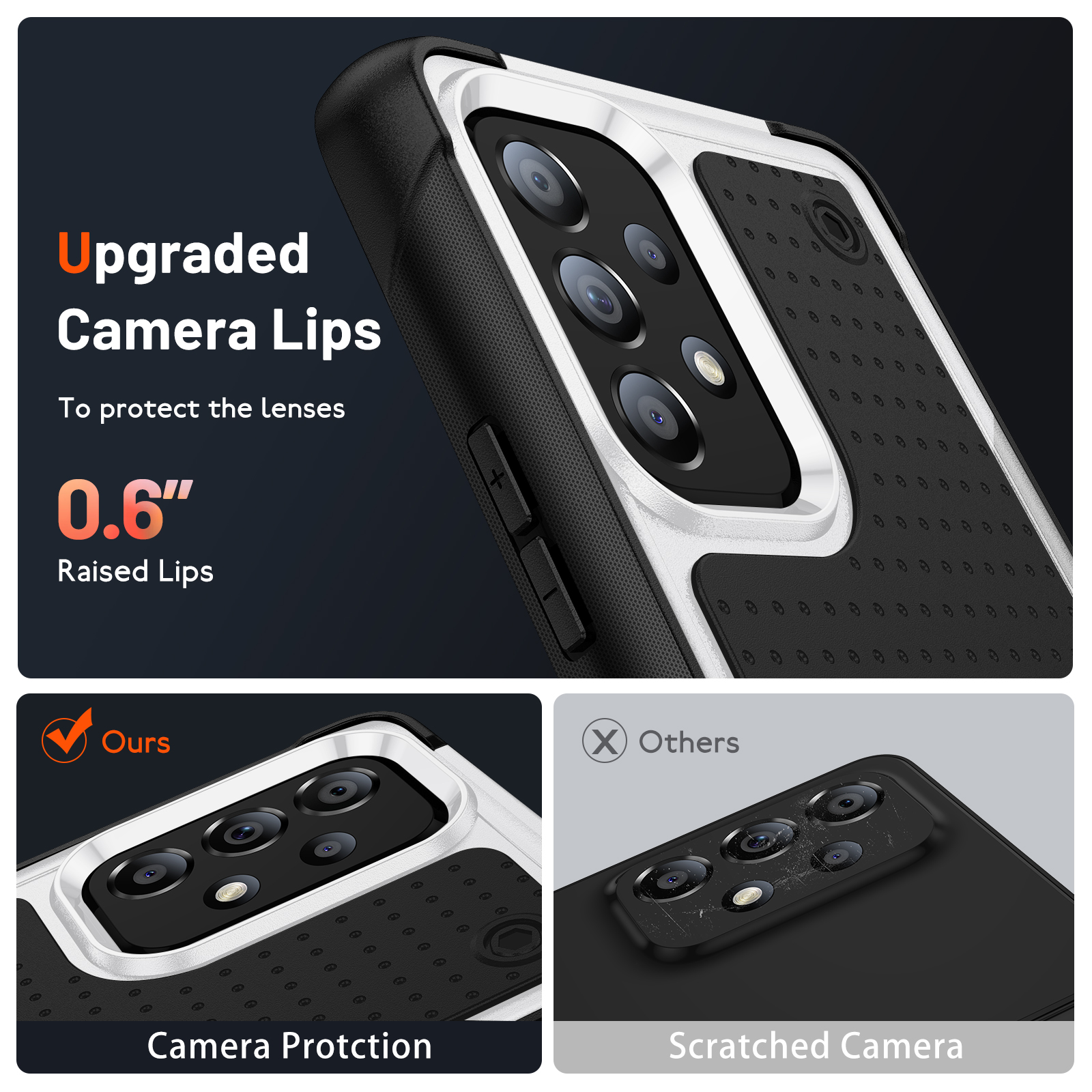 Full Protection Armor Shockproof Phone Case Samsung A12 5G M12 F12 A32 4G A52 A52S A14 A13 A53 ...