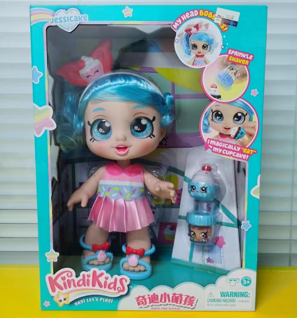 Kindi Kids Snack Time Friends - Pre-School Play Doll, Jessicake 50008 ...
