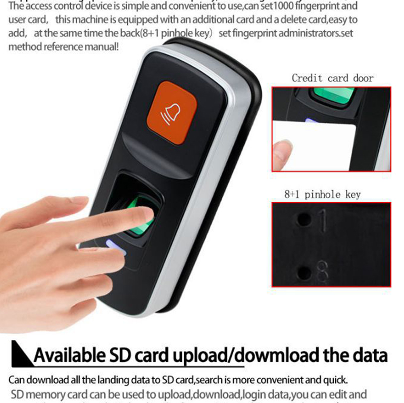 Biometric Access Control Reader Fingerprint with Management Card RFID ...