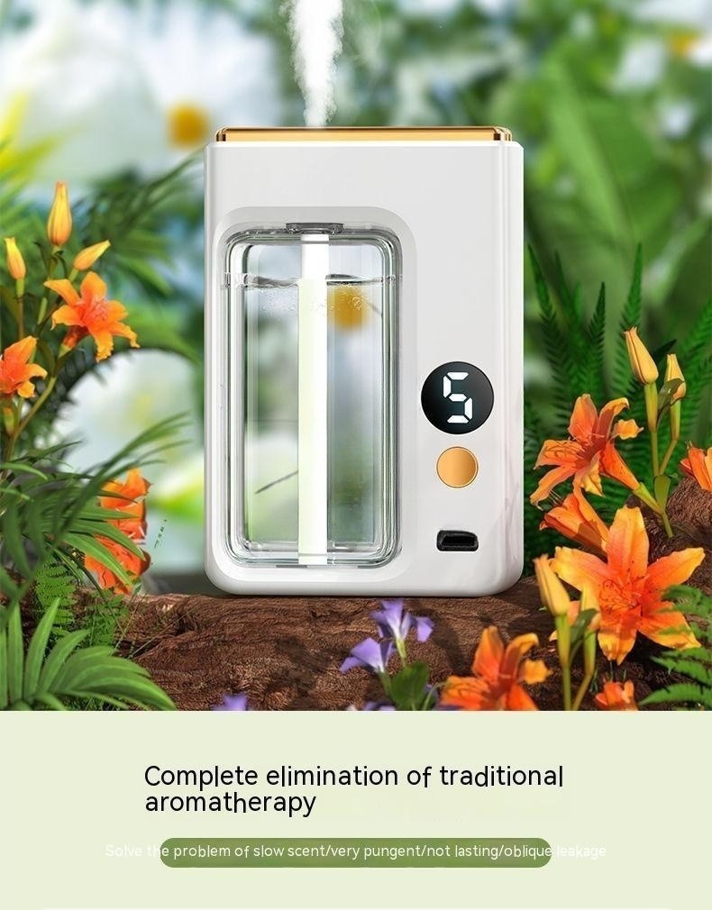 Digital Display Aromatherapy Diffuser Wireless Aroma Diffuser Mini ...