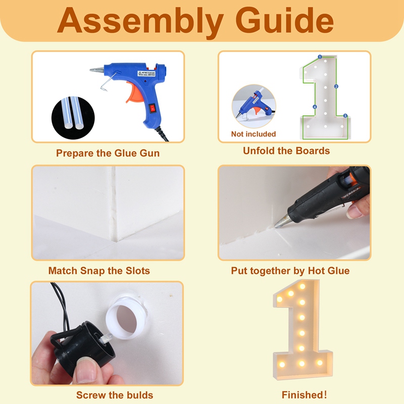 【Local Stock】No Light 73cm Giant Number Figure Led Light 0-9 Light Up ...