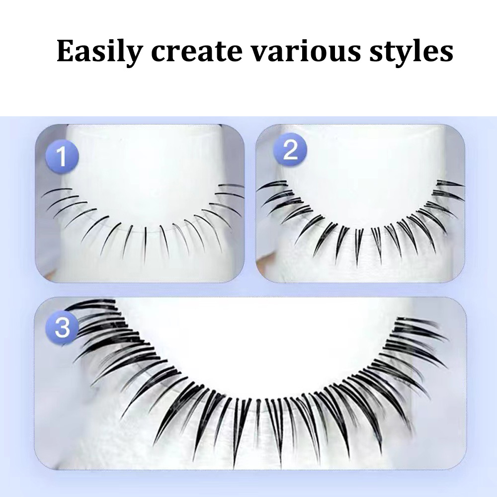 PRAECLARUS Comic Wet Look Eyelashes Thickness 0.05mm Wet Look Fairy ...