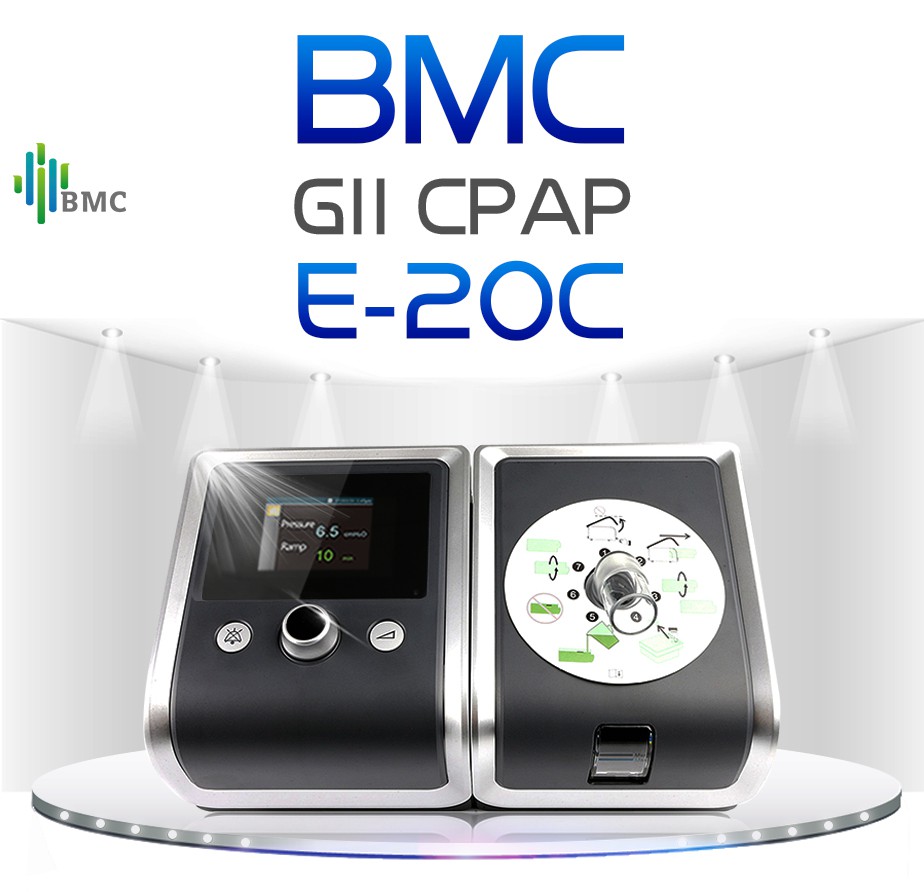 BMC Portable GII CPAP E-20C CPAP Machine With Free Mask Respirator ...