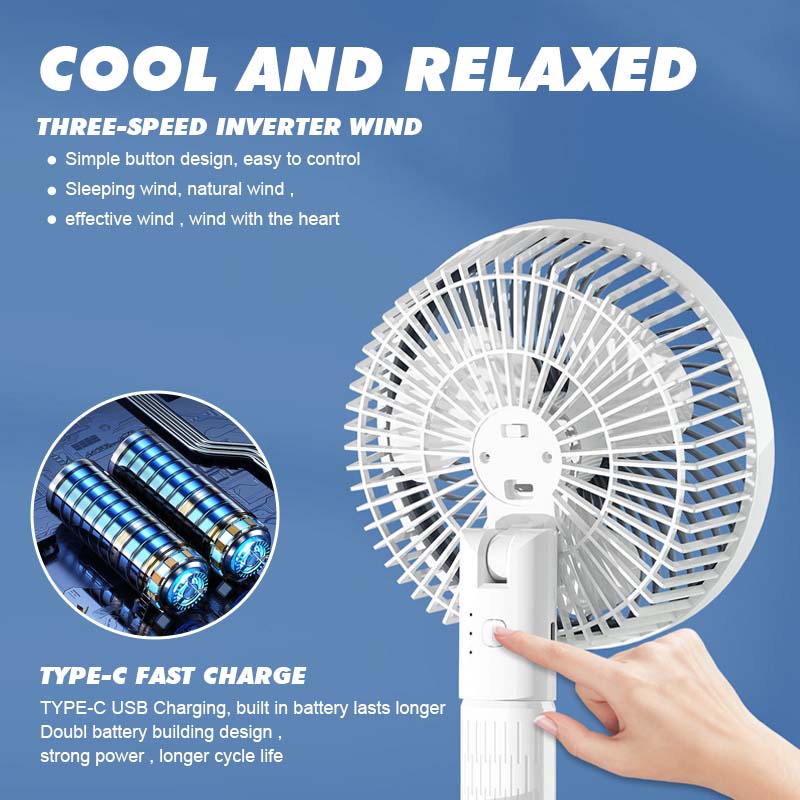 HODEKT New Kipas Mini Adjustable Mini Fan Kipas Small Cooling Handy ...