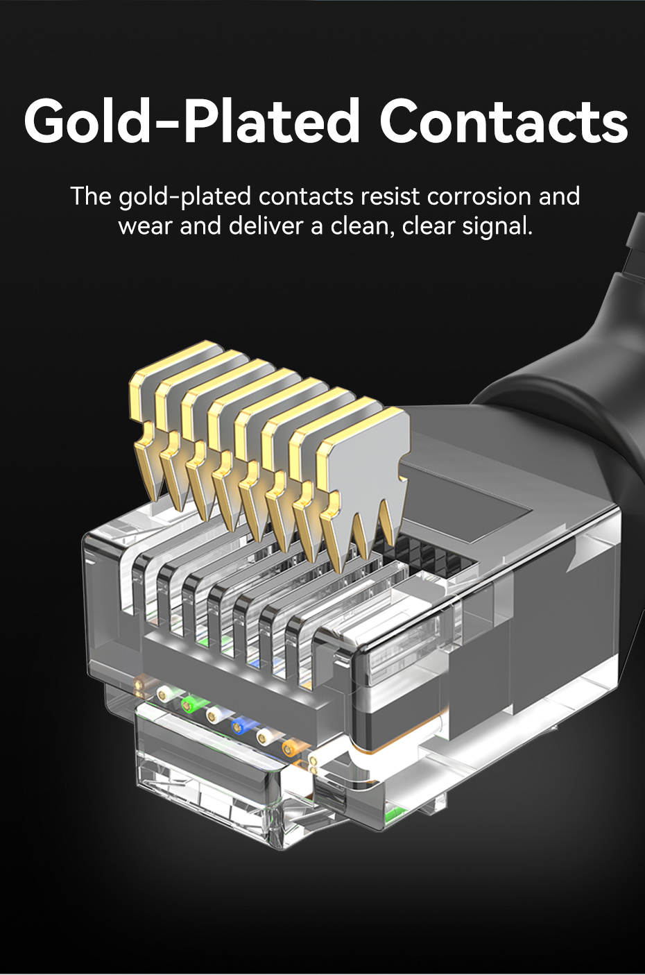 Vention Cat6A Ethernet Cable Patch UTP 10Gbps Network Performance Right ...
