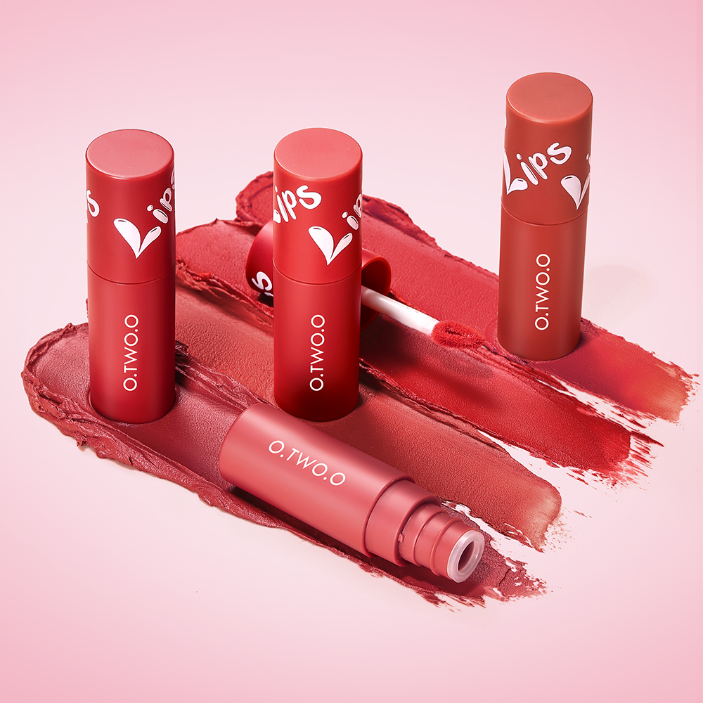 O Two O Lip Mud Dual Use Lipgloss 8 Colors Shopee Malaysia