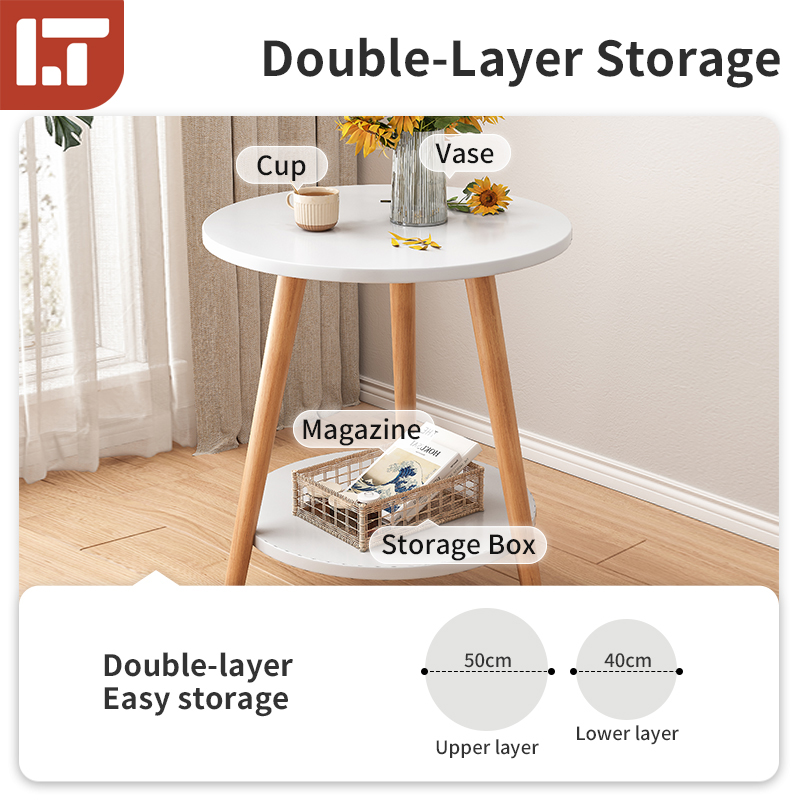 Sofa SIde Table Simple Small Round Table Living Room Household Side ...