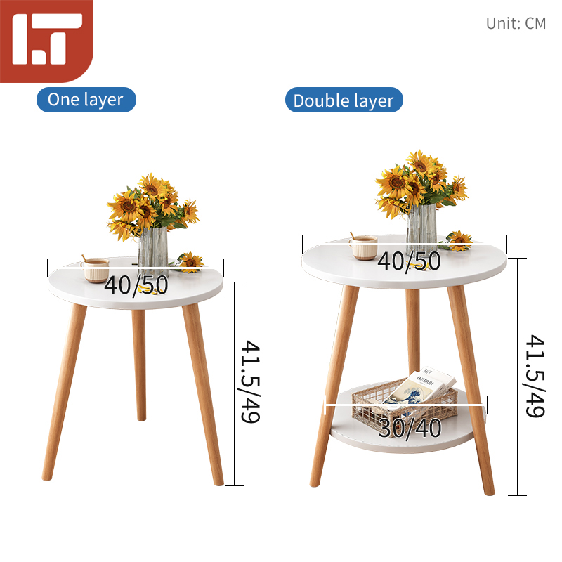 Sofa SIde Table Simple Small Round Table Living Room Household Side ...