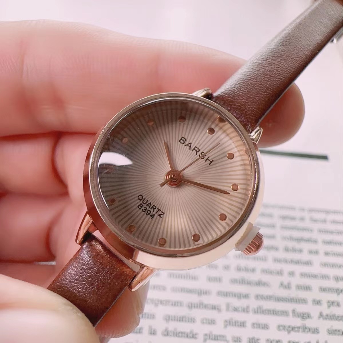 2025 High-Appearance Thin Strap Watch Small Simple Classy Light Luxury ...