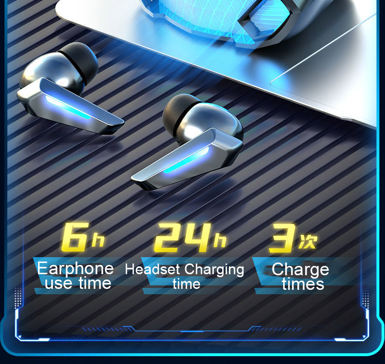 M5 TWS Wireless Headphone Bluetooth Gaming Wireless Earbuds HiFi Stereo ...
