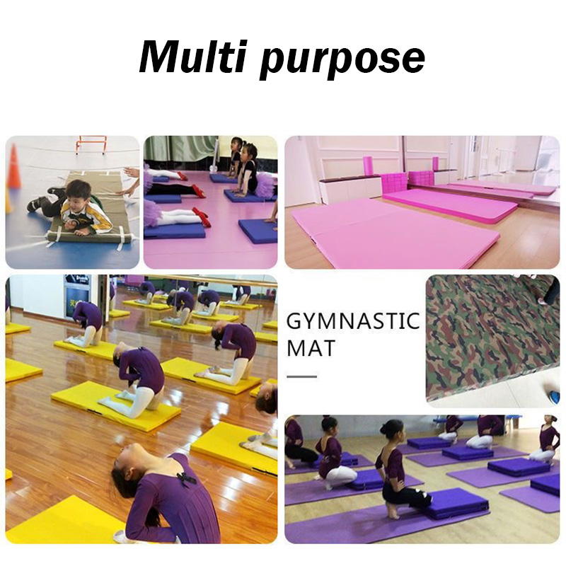 3-Folding Fitness Mat Acrobatic Mattress Gymnastic Mat Fitness Gym ...
