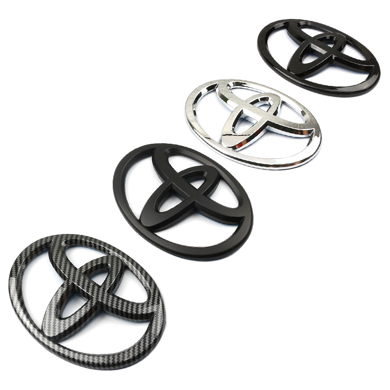Toyota replaced Logo Emblem 1 Pcs Front Grill Rear Tailgate Emblem（10cm ...