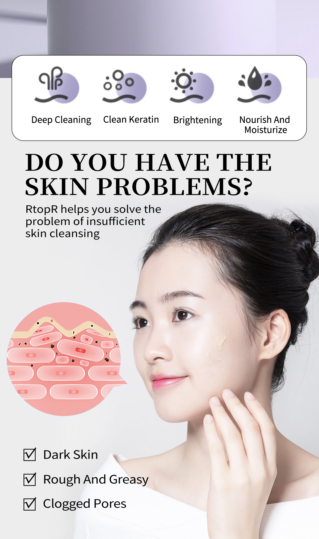 Mango Exfoliating Gel: Deep Facial Cleansing, Mildly Removing Dead Skin ...