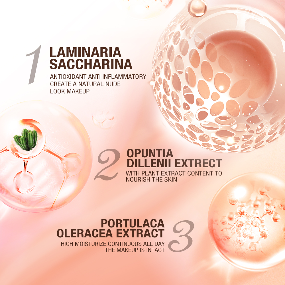 O.TWO.O BB Cream Air Cushion Full Cover Foundation Natural Long-lasting ...