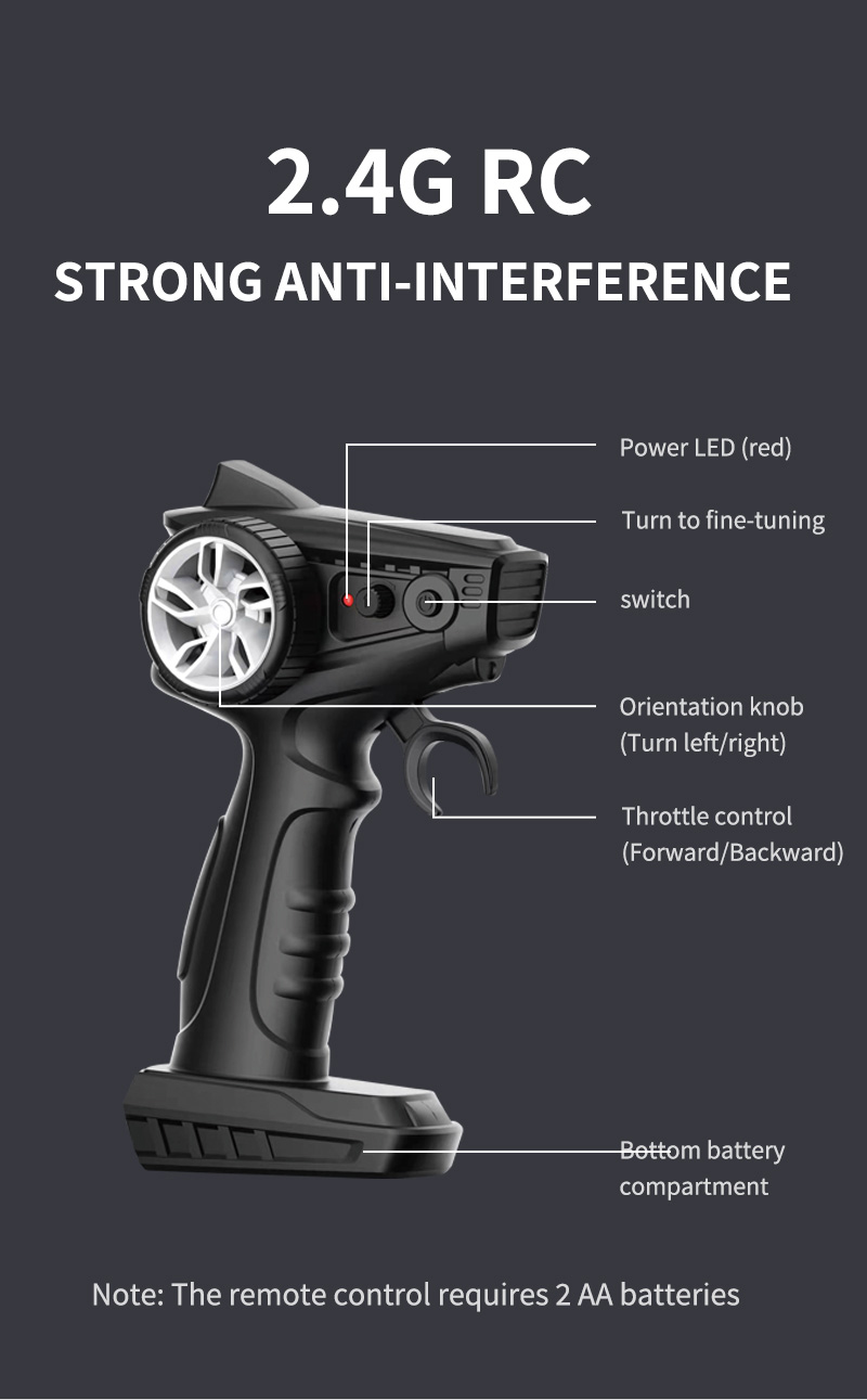 Remote Control Tugboat 1:72 Electric Boat Water Toy Charging Electric ...