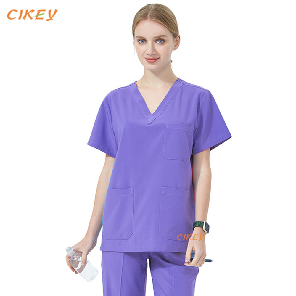 Quick-Dry Sport Medical Scrub Set Performance Baju Scrub Suit Stretcg ...